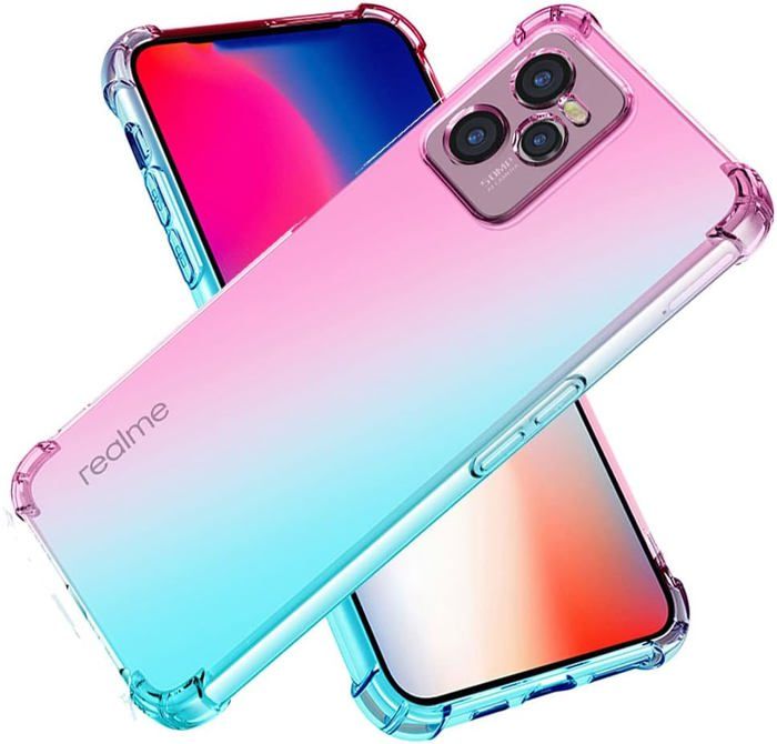 Coque Realme C35/Narzo 50A Prime, étui Gradient Color TPU, Housse ...