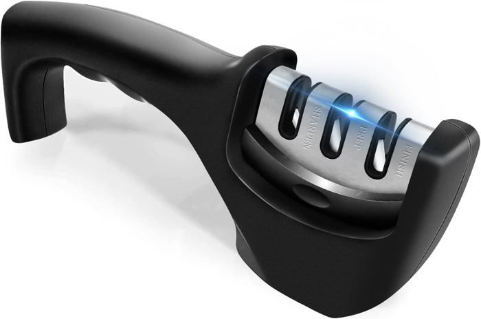 Aiguiseur Couteaux Professionnel-3 En 1 Pierre A Aiguiser, Affuteur Couteau Et Ustensiles De ...