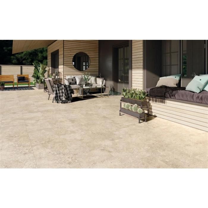 Carrelage sol extérieur effet pierre CARAMON 40x60 cm - Arena AD ...