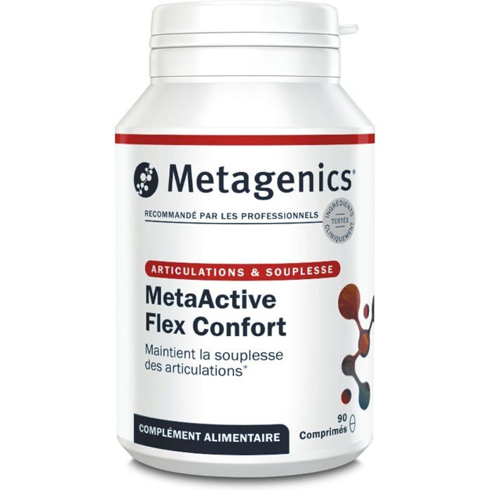 MetaActive Flex Confort Metagenics - Glucosamine, Chondroïtine et MSM ...