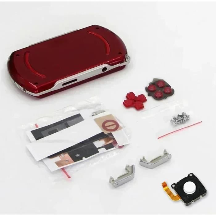 Rouge et joystick w - Boîtier complet multi-documents pour PSP Go ...
