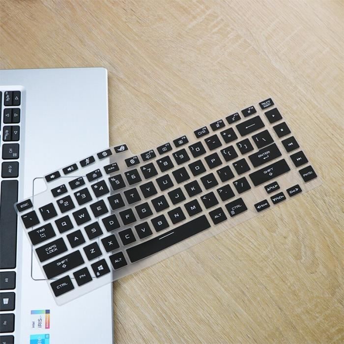 Noir-Juste de protection en silicone pour ordinateur portable ...