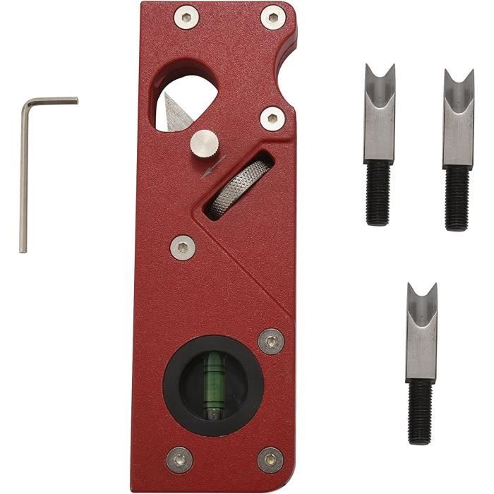 Quatre têtes de coupe et rabot chanfreiné pour le travail du bois ...