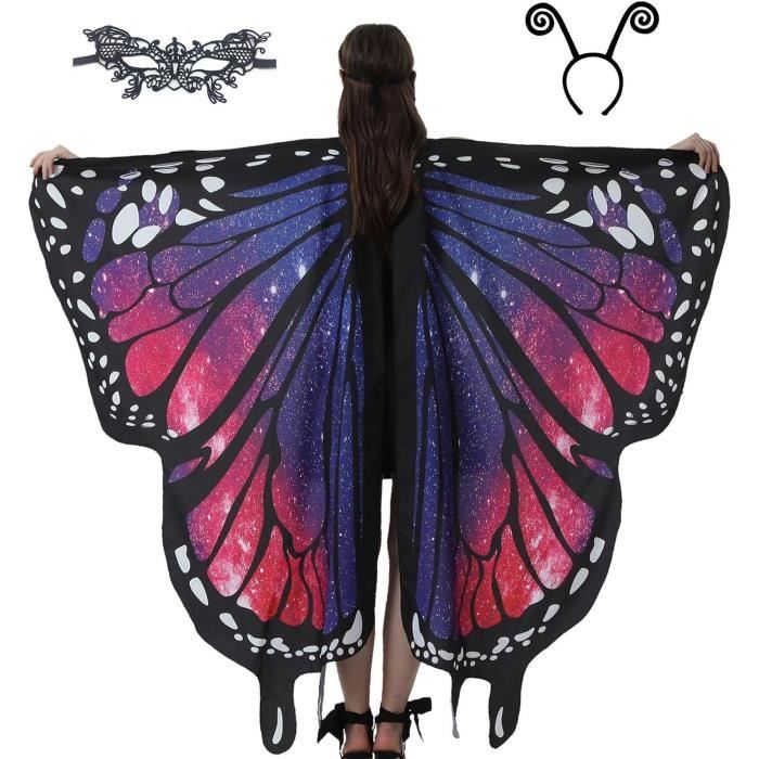 Papillon Adultes | Déguisement Papillon Aux Couleurs Vives Femme ...