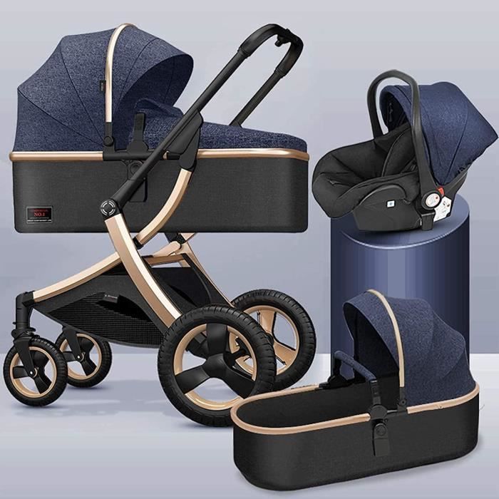 Poussette Pliante Poussette Bidirectionnelle, Landau Compact avec ...