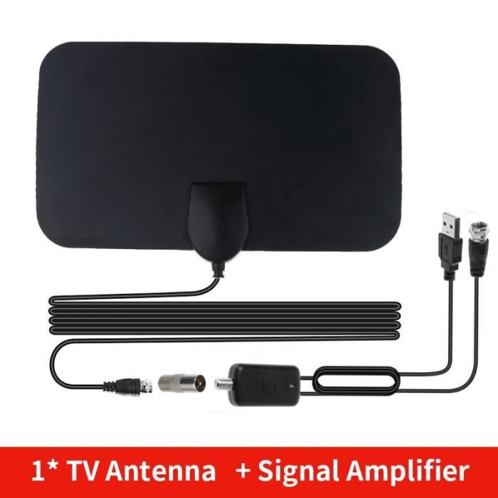 Récepteur-décodeur,Antenne de télévision numérique HD 4k 8K 1080P 25db ...
