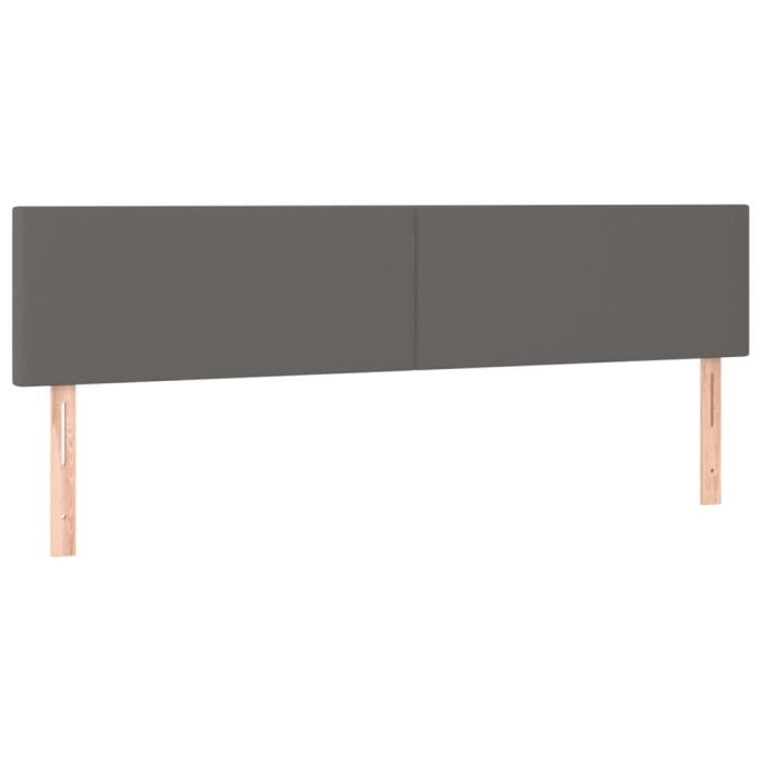 Têtes de lit Gris DRFEIFY - Classique - Intemporel - 160 x 5 x 78/88 cm ...
