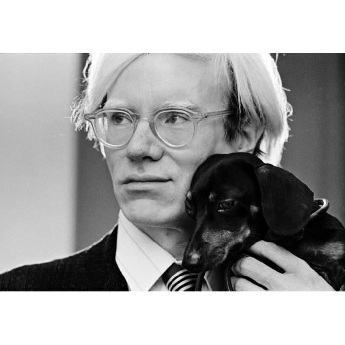 Affiche Poster - Andy Warhol - Portrait Chien - 31cm x 45cm - Papier ...