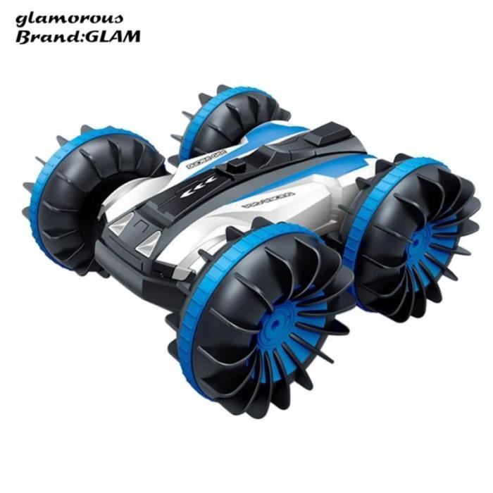 GLAM ®360 Rotation Télécommande Voiture RC Stunt Voiture 2 Côtés Étanche Conduite sur L'eau et ...