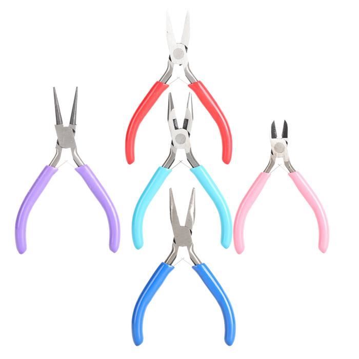 Pince diagonale, pince à perles, 5 pièces bijoux faisant des pinces ...