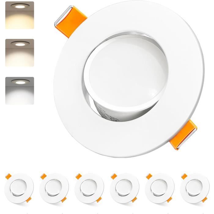 Kyotech Spot Led Encastrable Dimmable 5w 230v Ip45 Spot Salle De Bain