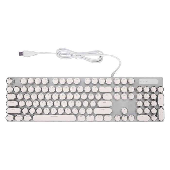Tbest Mechanical Keyboard, Red Switch Mechanical Gaming Keyboard for PC ...