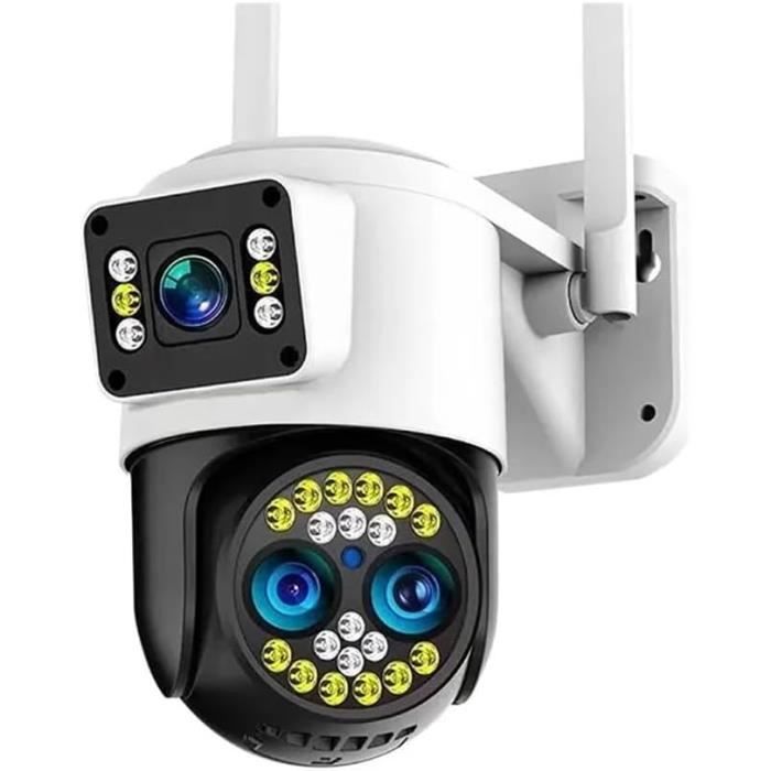 Caméra De Sécurité Extérieure, Wifi 4K 8Mp, Caméra Extérieure Sans À ...