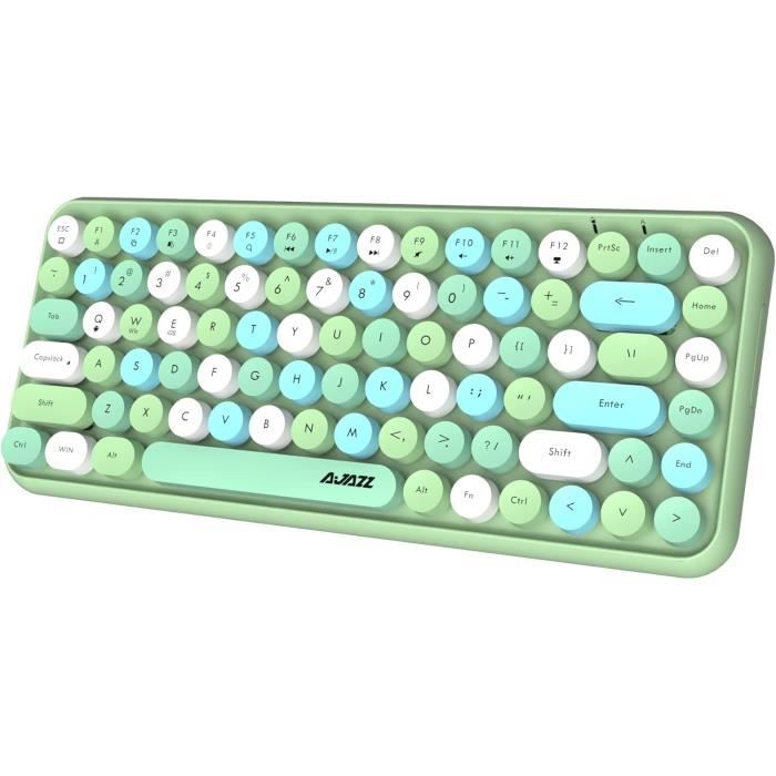 Clavier Bluetooth Sans Fil, Joli Clavier Compact À 84 Touches ...