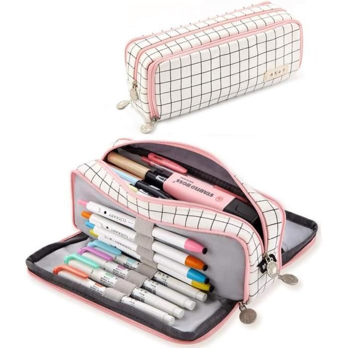 Trousse Scolaire Grande Capacité Trousse Crayon Enfant Trousse Ecole ...