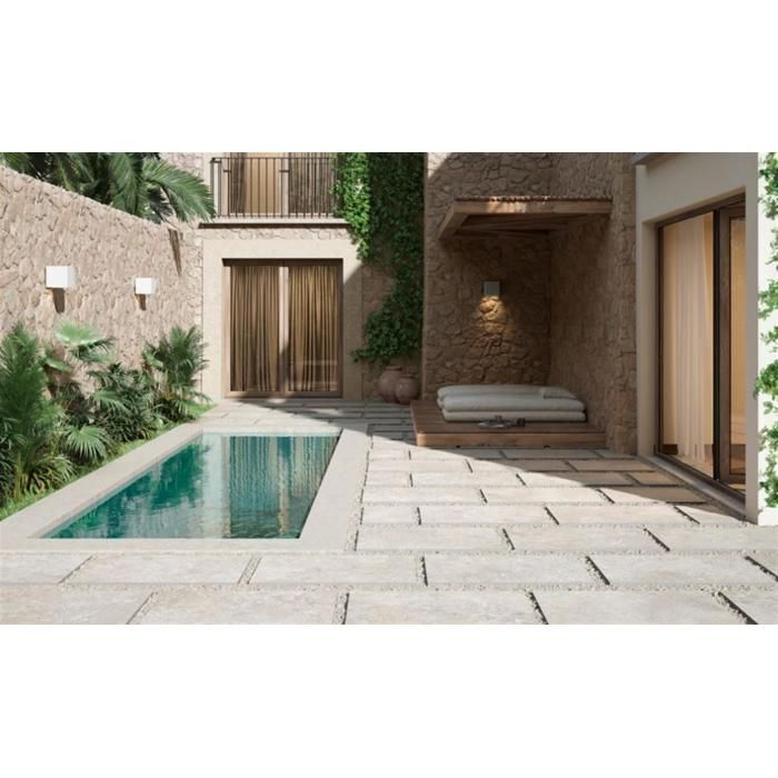 Carrelage sol extérieur effet pierre CARAMON 40x60 cm - Arena AD ...