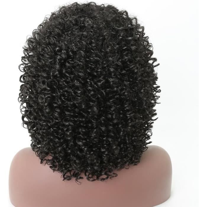 Afro Perruque Bon Marché Synthétiques Long Crépus Bouclés Perruques ...
