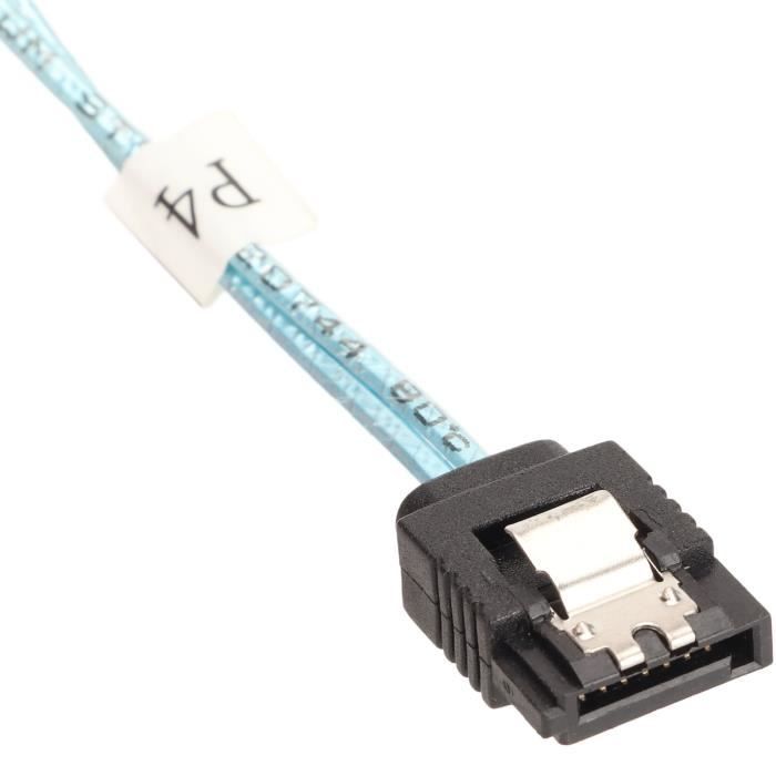 Câble SAS - VBESTLIFE - SFF-8654 vers SATA 7 broches - 0,5 m ...