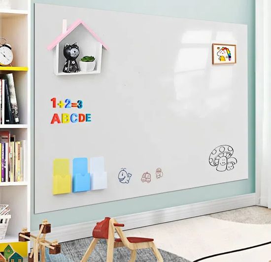 Tableau blanc autocollant effaçable pour enfants–Kit stickers muraux-3 ...