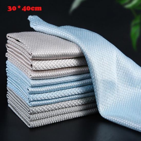 Torchon-essuie-main,Chiffon de nettoyage absorbant résistant à l'huile ...