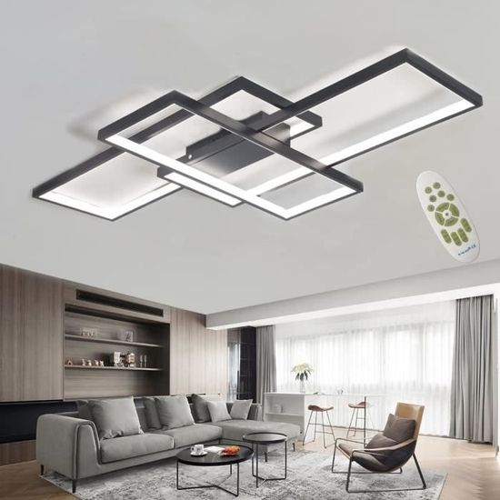 Plafond LED Salon Simple Plafonnier Contemporain Atmospheric Plafond ...