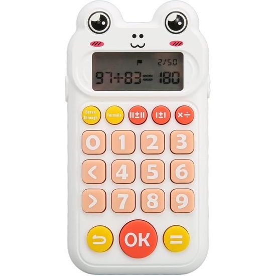 LIWI-Calculatrice pour Enfants, Affichage à Cristaux liquides Invites ...