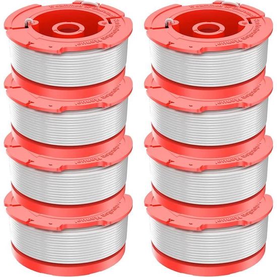 Lot de 8 bobines de fil pour débroussailleuse Craftsman CMZST065 ...