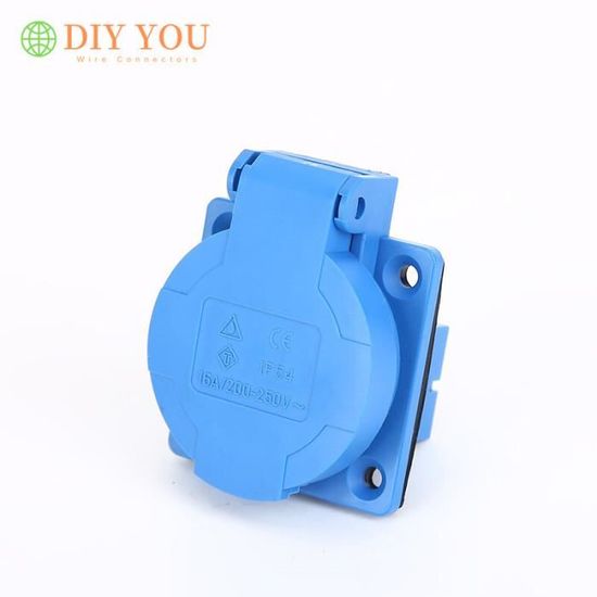 Multiprise,16a 220V-240V 2P + E IP44 spécifications européennes prise ...