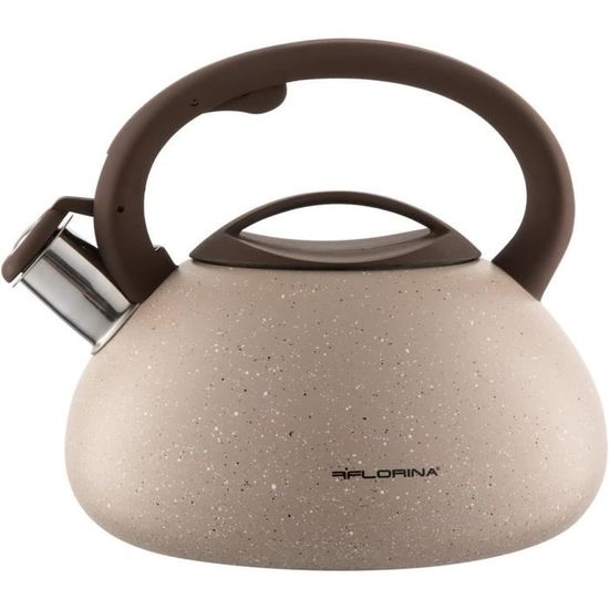 Bouilloire Inox (2,5 L) I Bouilloire Sifflante Lava I Poignée ...