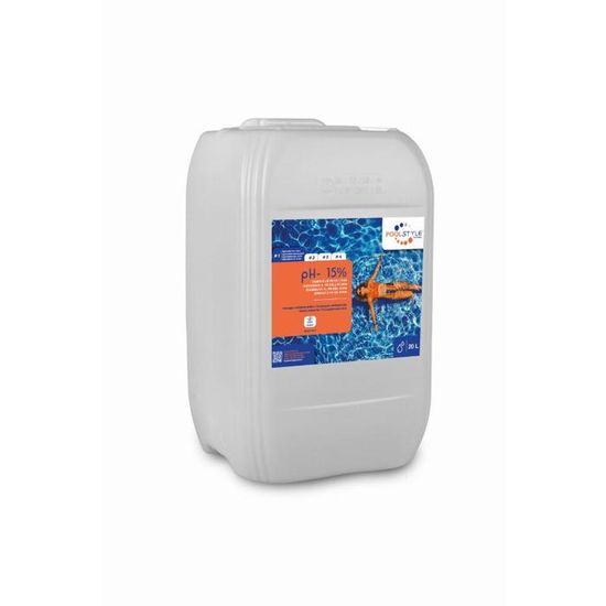 PH Minus 15% bidon 20L P/28 POOLSTYLE - PSL-500-0008 - Cdiscount Jardin