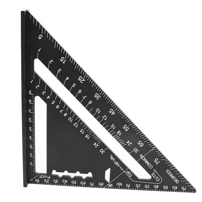 SURENHAP Règle de triangle Triangle Règle 7in Carquille Carrée ...