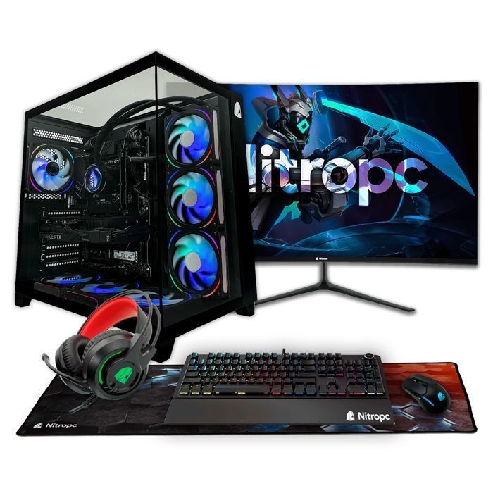 PC Gamer Nitropc Pack Diamond - Intel i7-12700KF, RTX 5060 8Go, RAM ...