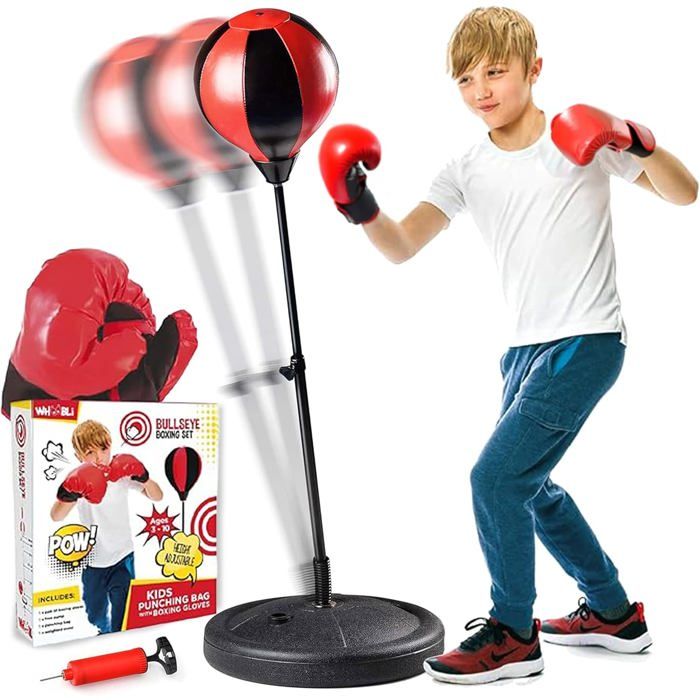 Sac de frappe pour enfants avec gants de boxe | 3 à 10 ans Sac de ...