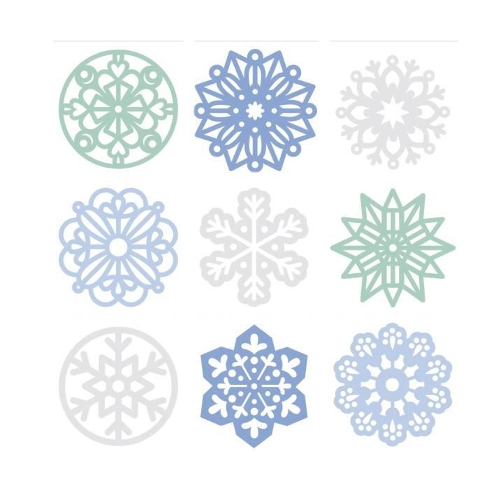 Motif en feutrine - Mini - Flocons - Artémio - Cdiscount Beaux-Arts et ...