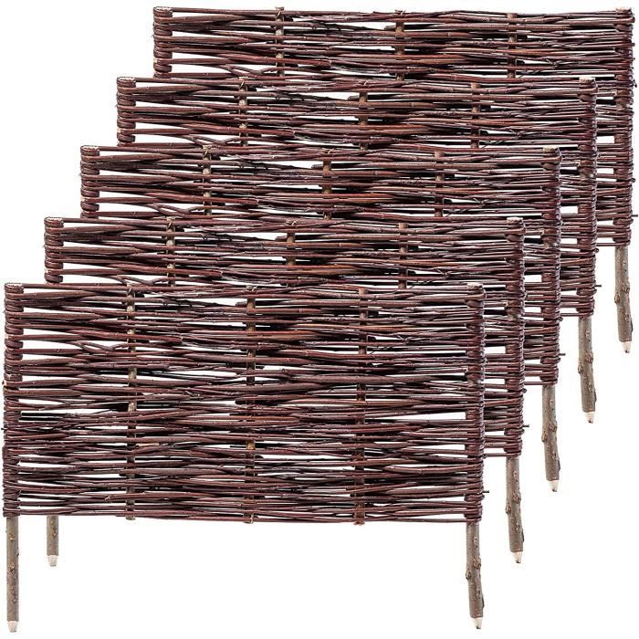 Palissade En Osier, Clôture En Osier Naturel, Clôture En Osier Faite À ...