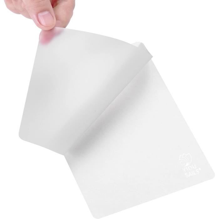 Lot de 100 feuilles de film de plastification 80 microns en PET pour ...