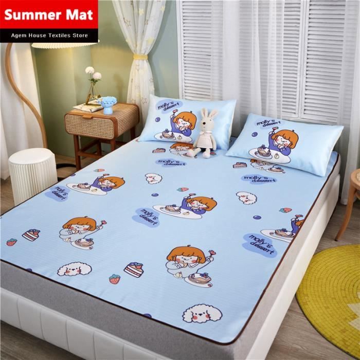 Drap housse - Non spécifié - 150x200cm - Soie glacée - Facile à nettoyer - 3 pièces - Cdiscount ...