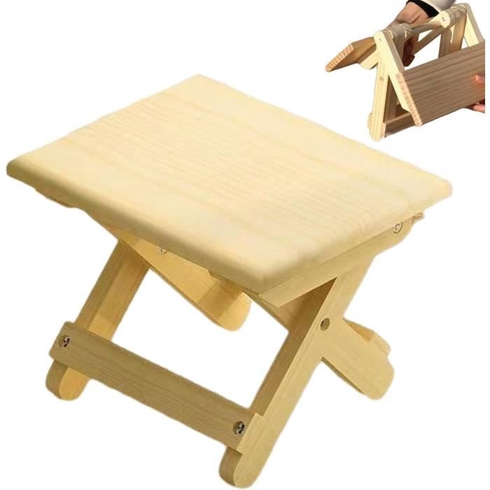 Tabouret Pliable - Tabouret De Voyage En Bois,Chaise Écologique ...