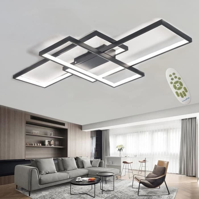 Plafond LED Salon Simple Plafonnier Contemporain Atmospheric Plafond ...