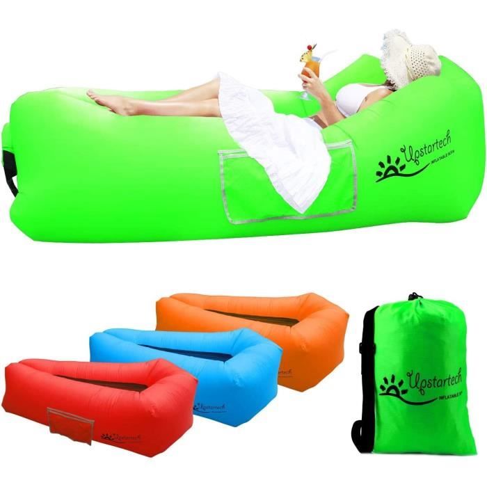 Canapé Hamac Gonflable Chaise Longue Air Sofa Matelas gonflable rapide ...