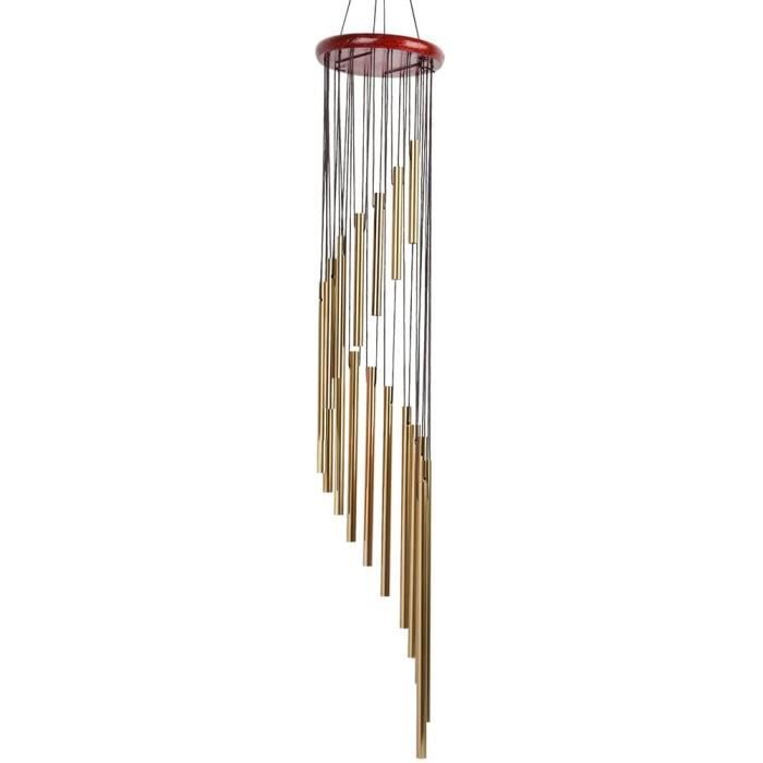 Carillon a Vent Exterieur,35 Pouce Carillon éolien en Métal 18 Tubes en ...