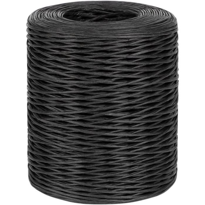 Fil de Papier 200M Cordeline Ficelle Jute Naturel Rotin de Papier ...