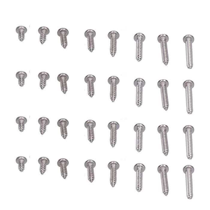 SAL Vis à tête cylindrique M3 Vis Autotaraudeuses Cruciformes, 200pcs M3 Vis à Tête Cylindrique ...