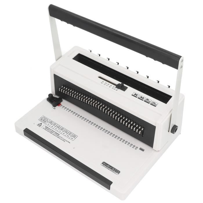 EJ.life Machine à relier Machine à reliure à fil, trou rond, Double fil ...