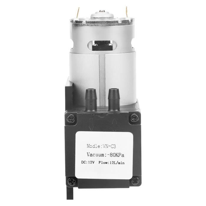 Mini pompe à vide - EJ.LIFE - VN-C3 - 12V - 12W - -80kPa débit 12L/min ...