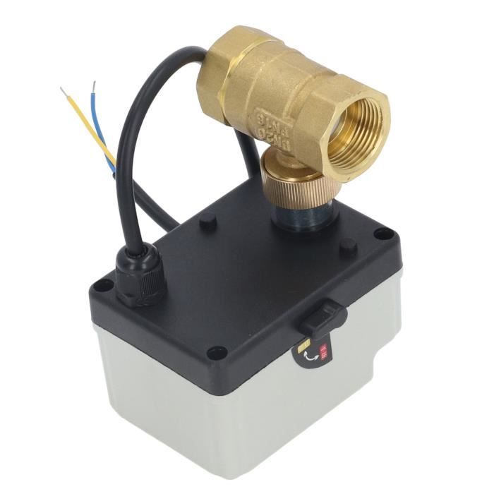 CES Vanne À Bille Motorisée Normalement Fermée Vanne À Boisseau Sphérique Motorisée Ip54 Corps ...