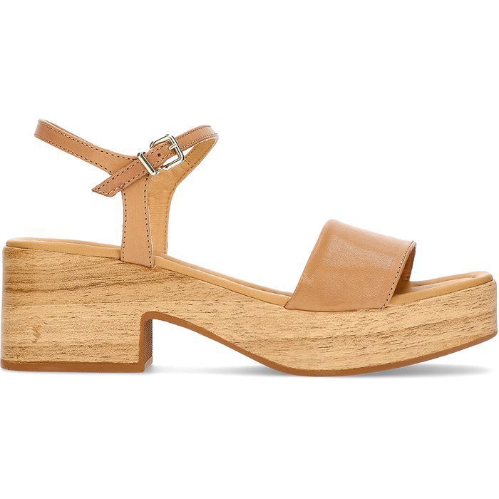 Sandales Femme - Pedro Miralles - 11250 - Blanc Caramel - Talon ...