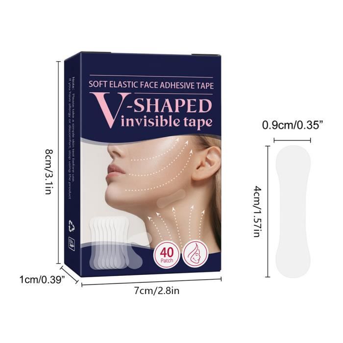 Bandes de lifting du visage - PWSHYMI - Invisible - Hypoallergénique ...