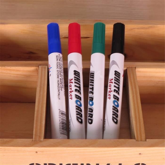 12PCS Marqueur Stylo Feutre Effacable Tableau Blanc Pointe Balle Tip ...