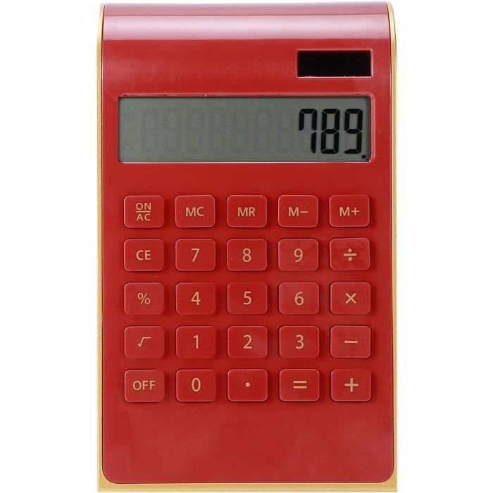 Calculatrice Portable À 10 Chiffres Avec Écran Lcd Incliné Calculatrice ...
